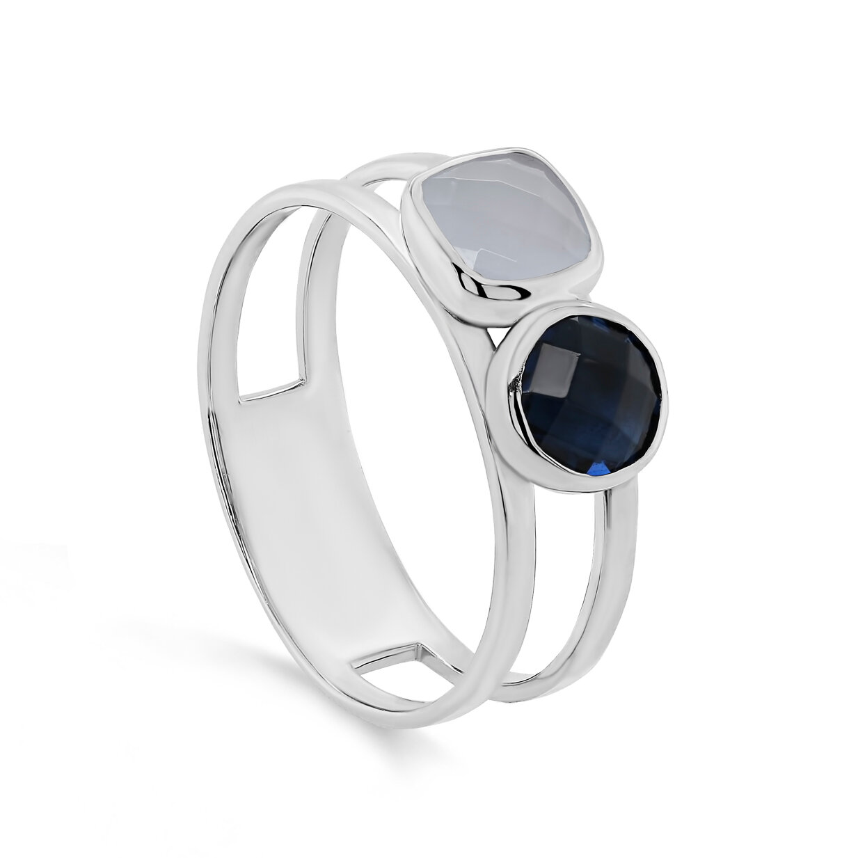 Кольцо, серебро, 925 проба, алпанит