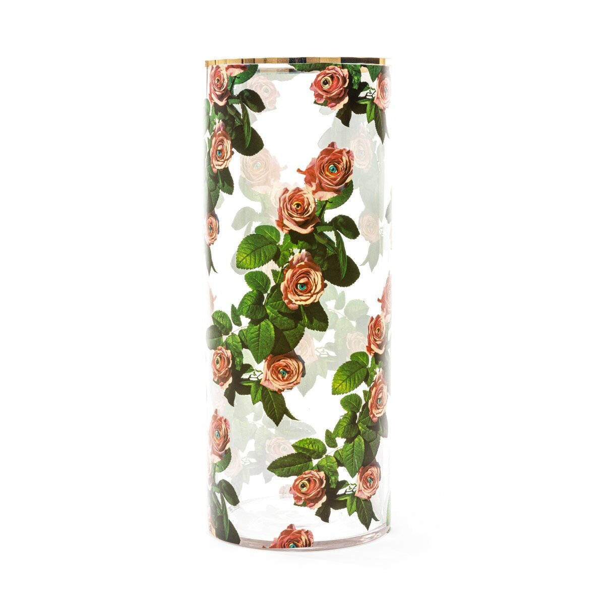 Ваза Seletti Toiletpaper Glass Vase Roses Big 14203
