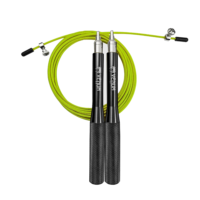 Скакалка Venum Thunder Evo Jump Rope Black/Yellow (One Size)