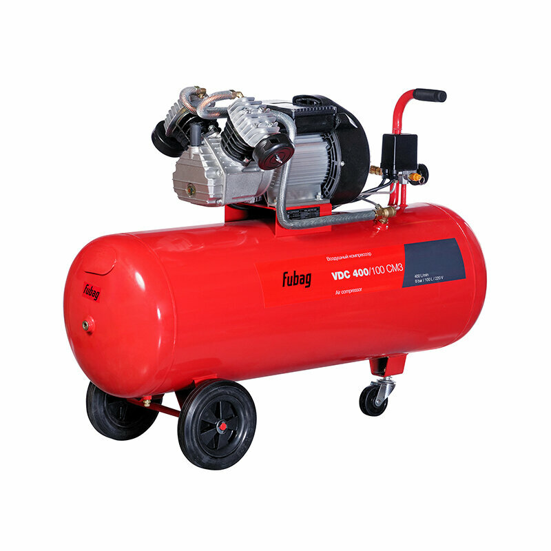 Компрессор VDC 400/100 CM3 (400 л/мин_100л_8бар_2.2кВт) FUBAG