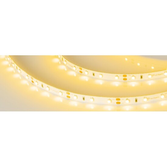 Светодиодная лента Arlight RT-A60-8mm 12V Yellow (4.8 W/m, IP20, 2835, 5m) (, Открытый)
