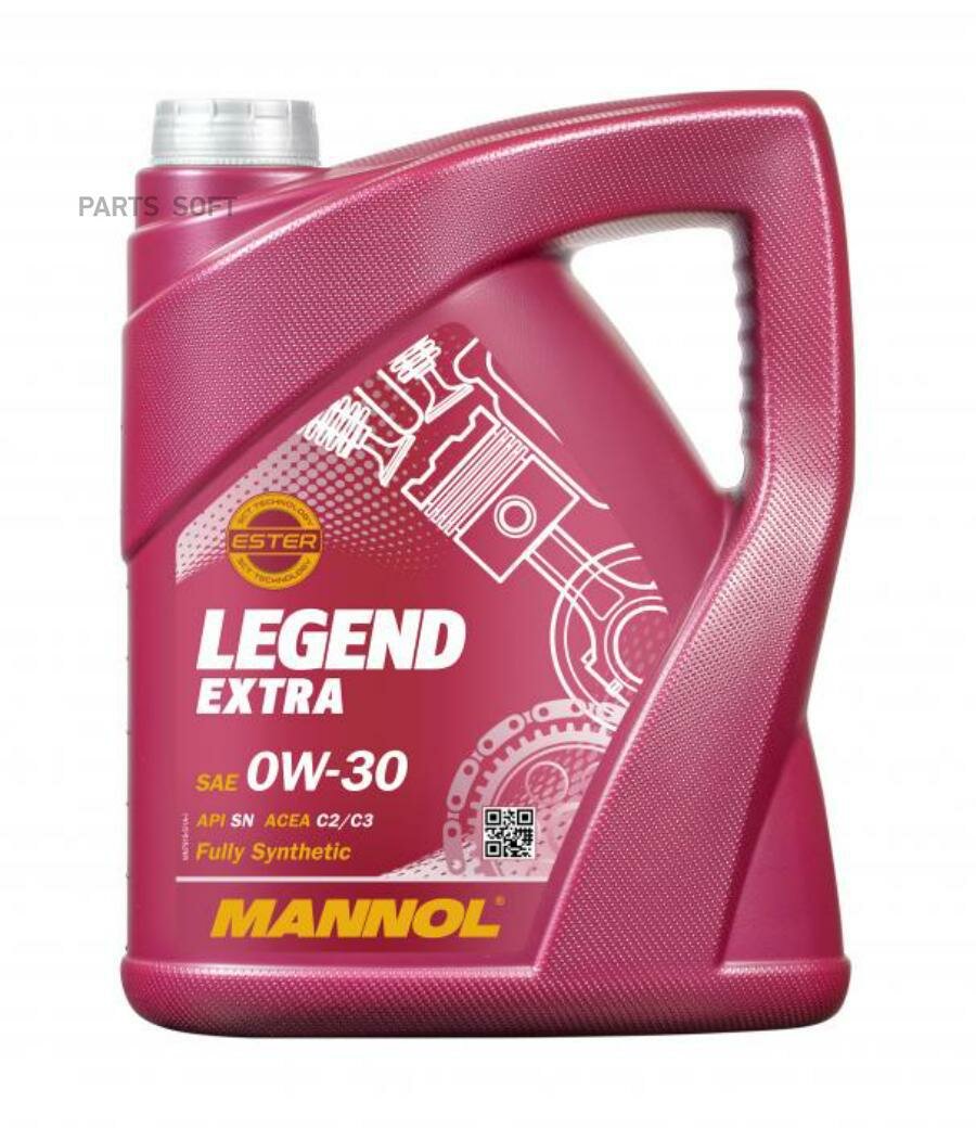 MANNOL MN7919-5 7919 MANNOL LEGEND EXTRA 0W30 5 л. Синтетическое моторное масло 0W-30