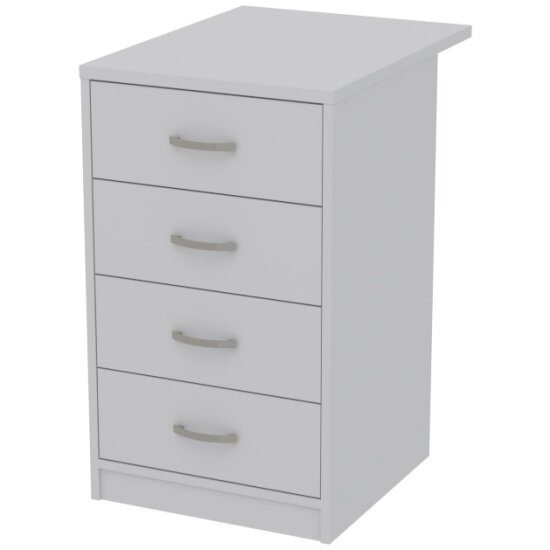 Тумба Меб-фф приставная ТС-27+С29 цвет серый