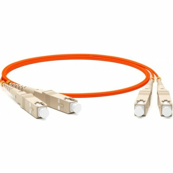 Патч-корд оптический Twt , PVC, дуплексный, SC/PC-SC/PC, MM 50/125, 5.0 м (-2SC-2SC/OM2-5.0)