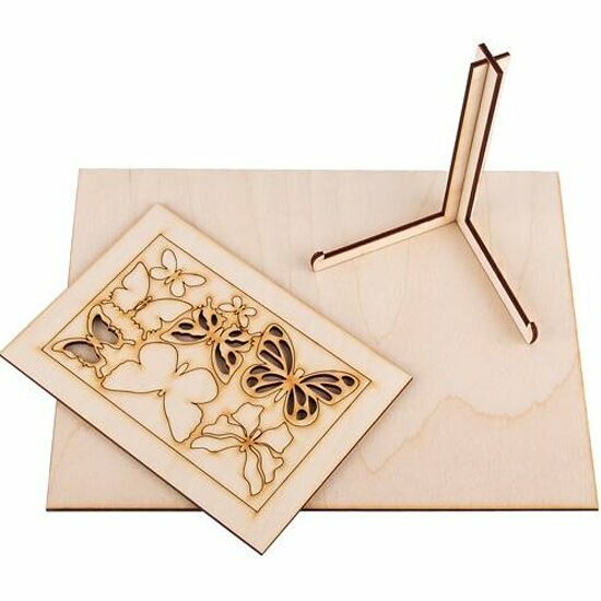 Панно с фоторамкой Артформат изделие для декорирования бабочки