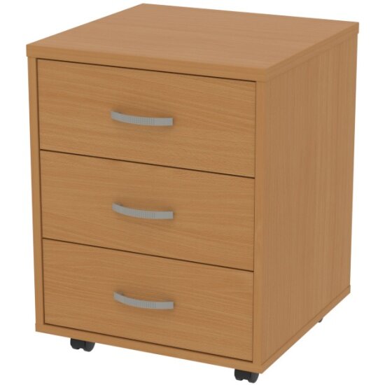 Тумба Меб-фф подкатная ТВ-25 цвет бук бавария