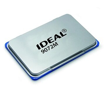 Ideal 9072M настольная штемпельная подушка 70х110 мм (синий)