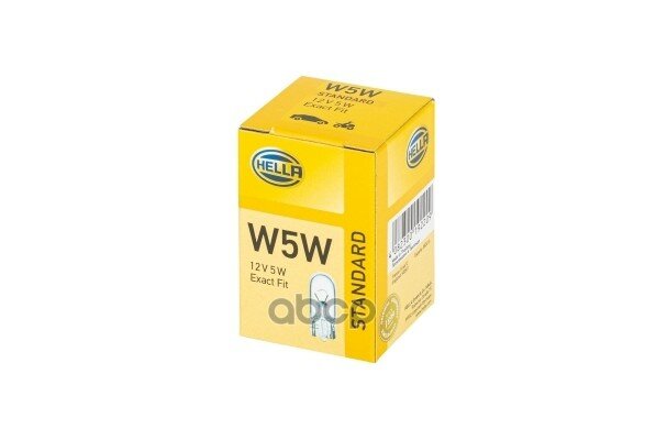 Лама накаливания, WW 12V W W 2,1 x 9, d HELLA арт. 8GP003594121