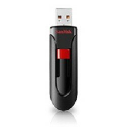 Флешка USB Flash SanDisk SDCZ60-064G-B35, Черный 64 ГБ