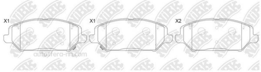 NIBK PN0796 Колодки тормозные дисковые NiBK PN0796 KIA: CEED (CD); CEED Sportswagon (CD); PROCEED (CD); XCEED (C