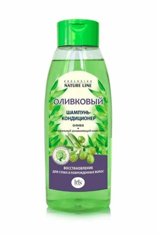 IRIS Exclusive Nature Line Шампунь-кондиционер Оливковый, 500 мл