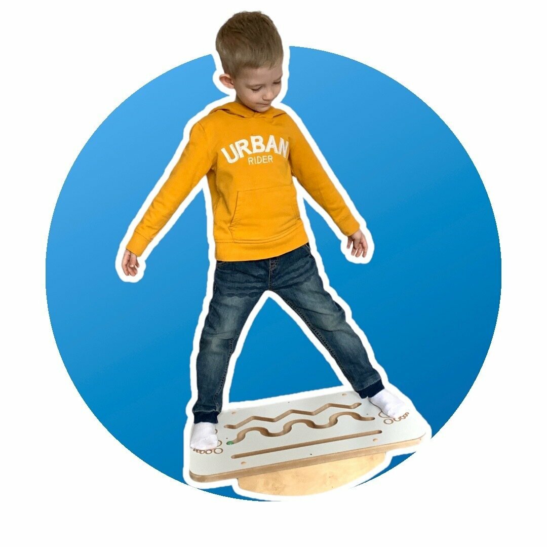 Развивающая игрушка балансборд левая-правая для детей от 5 лет и взрослых / Деревянная игрушка с рекомендациями детского психолога Монтессори