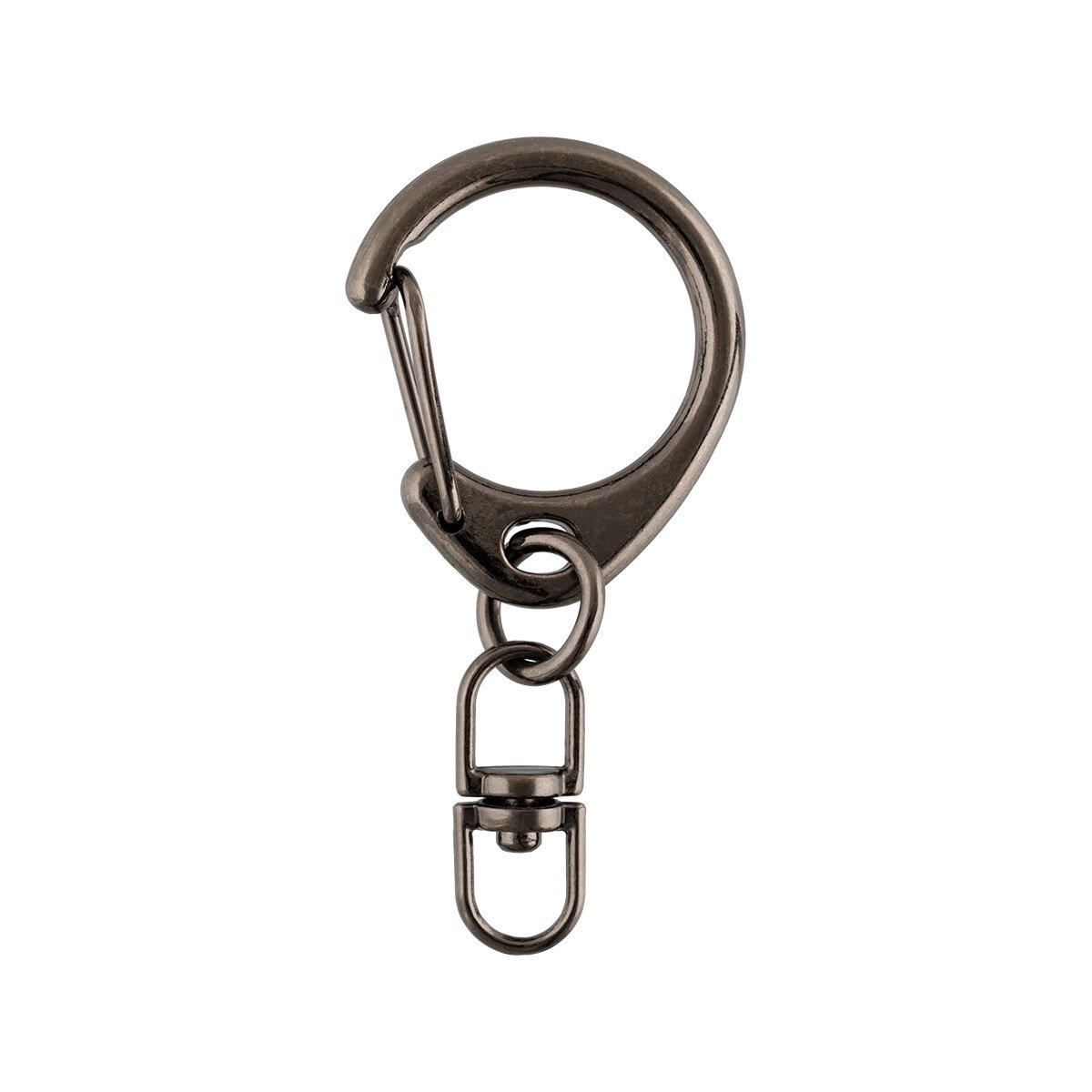 Gamma GH 114/15/10 Карабин 15 мм №06 под черный никель сумочная металлическая фурнитура