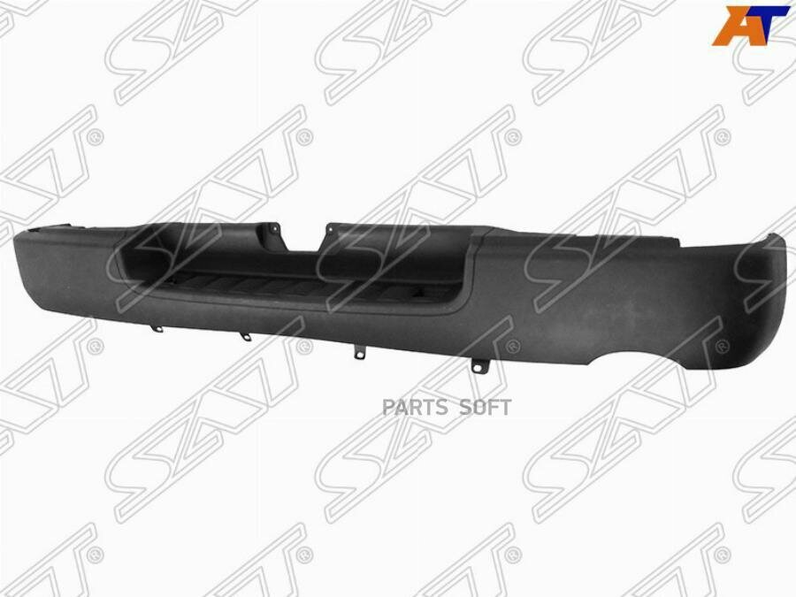 Бампер задний Toyota Hiace 04-10 (узкая кабина, под подножку (1695 см)) Sat арт. STTY74087A0