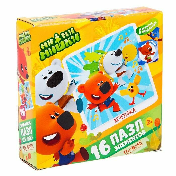 Пазл Origami Вечеринка МиМиМишки, 16 элементов (03498)