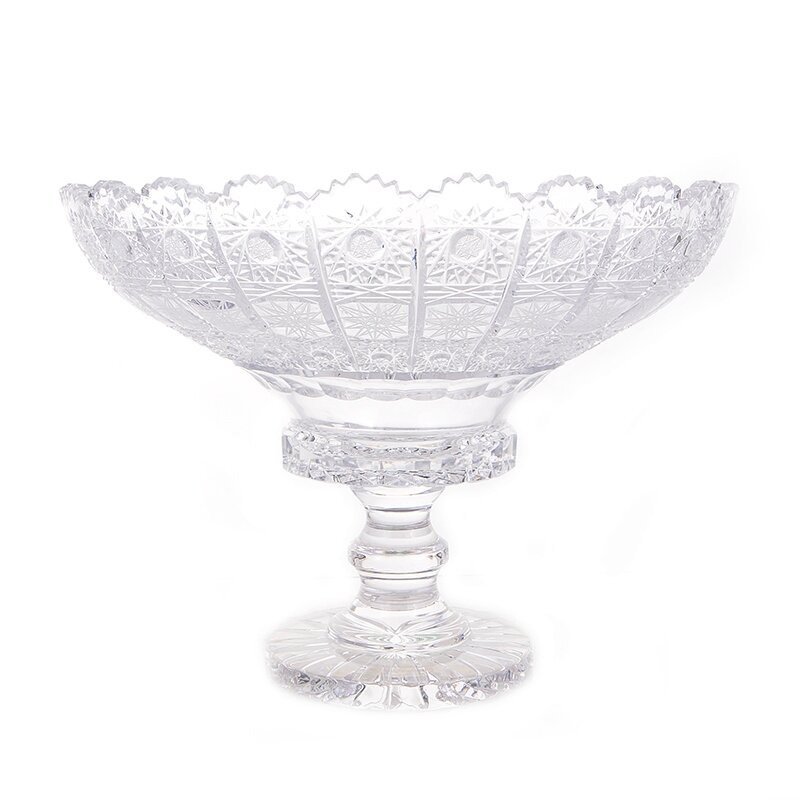 Ваза для фруктов н/н 25,5см."Хрусталь 60556" (арт. 48553)
