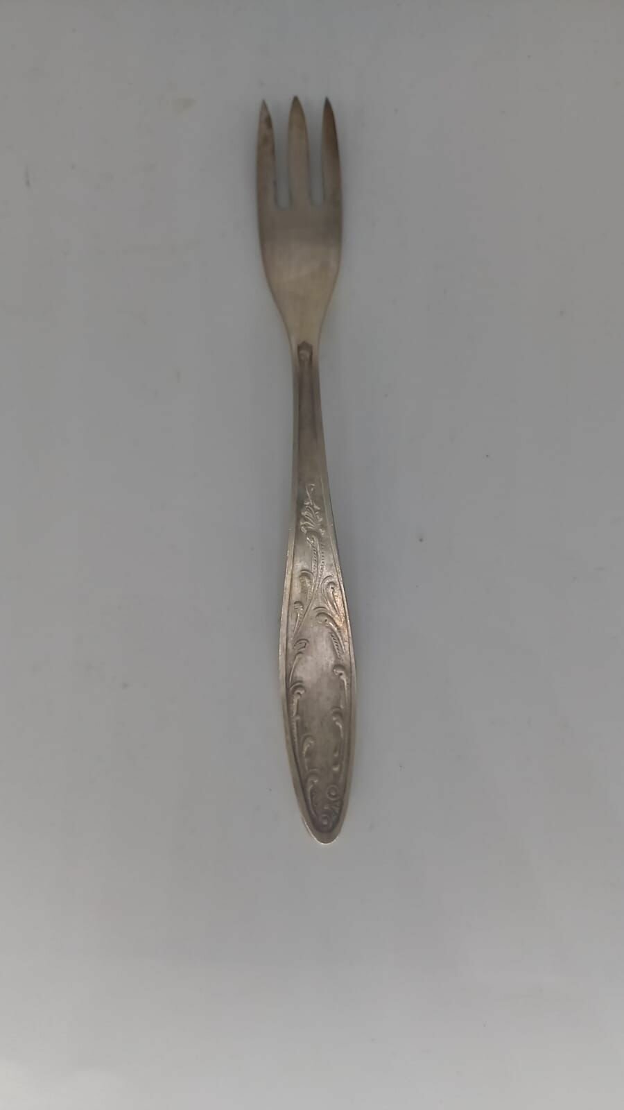 Советская вилка с резным рисунком, СССР