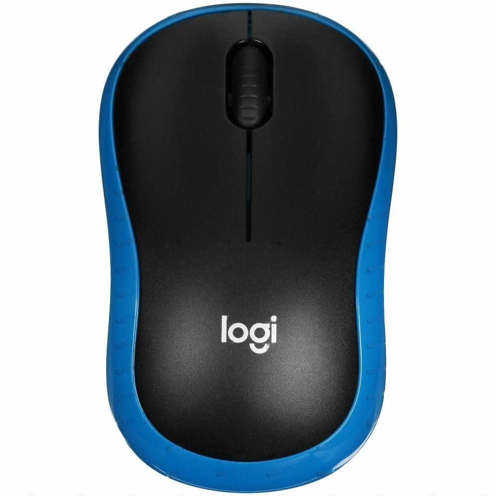 Мышь беспроводная Logitech M185 Blue 910-002632 синий