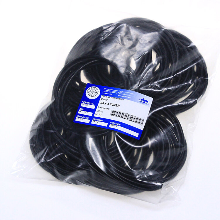 Кольца резиновые уплотнительные (O-ring) 85х4 70NBR (упаковка 100 шт. ±5%)