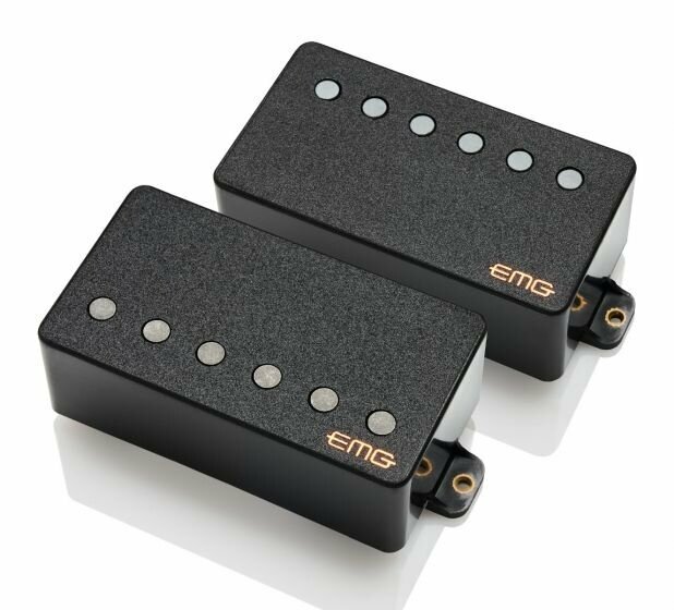 Комплект звукоснимателей HH EMG 57TW/66TW Set Black, черный