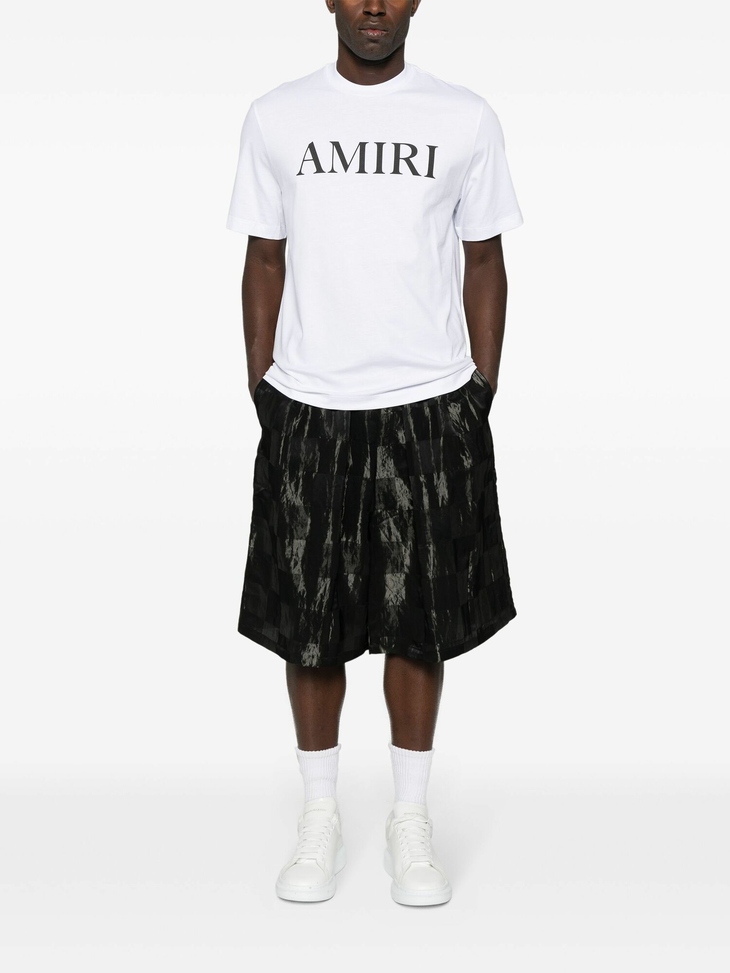 Футболка AMIRI, размер L, white — фото 1
