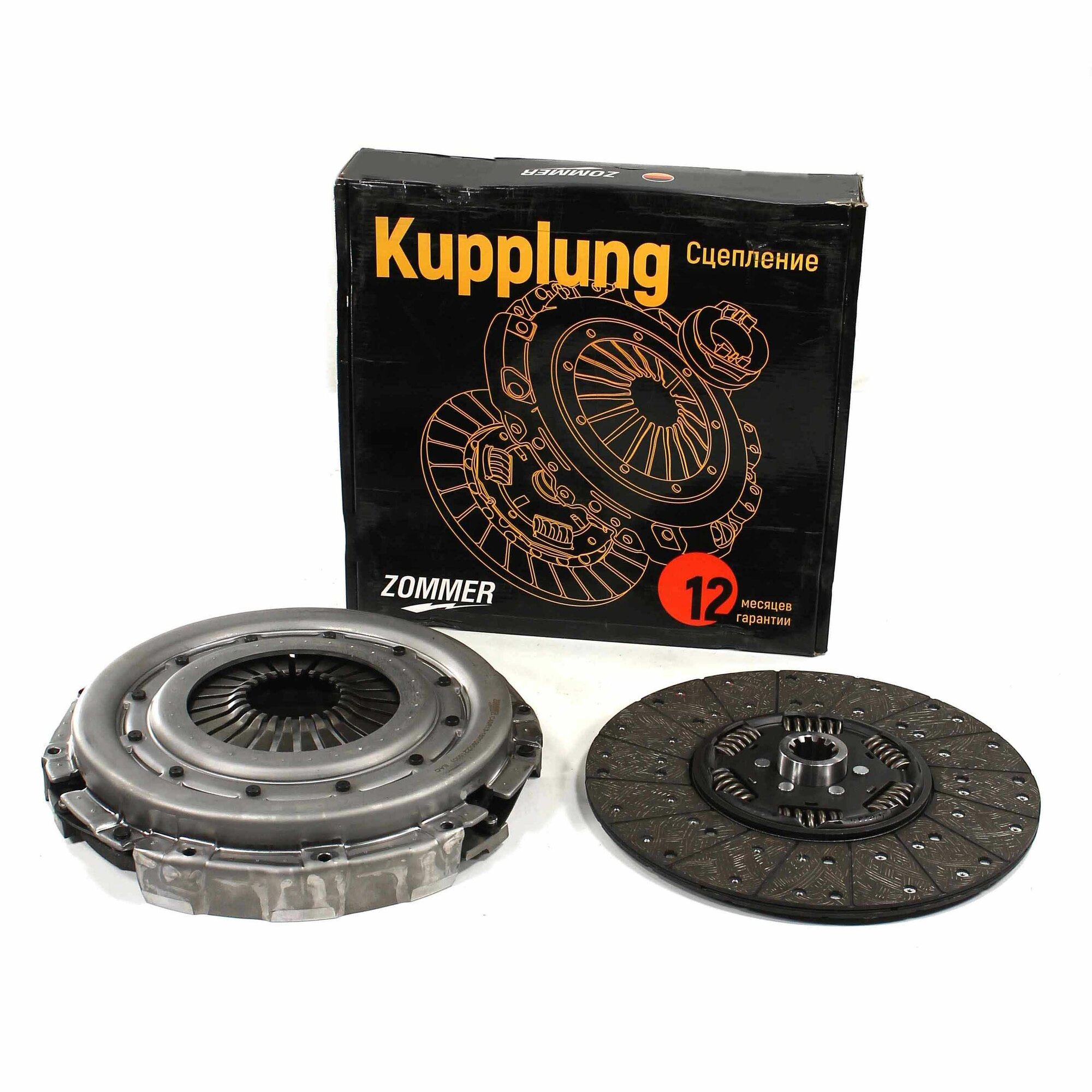 Комплект сцепления для а/м Газон NEXT дв.534 ЯМЗ, Cummins ISF 3.8L (без подшипника) Z21622