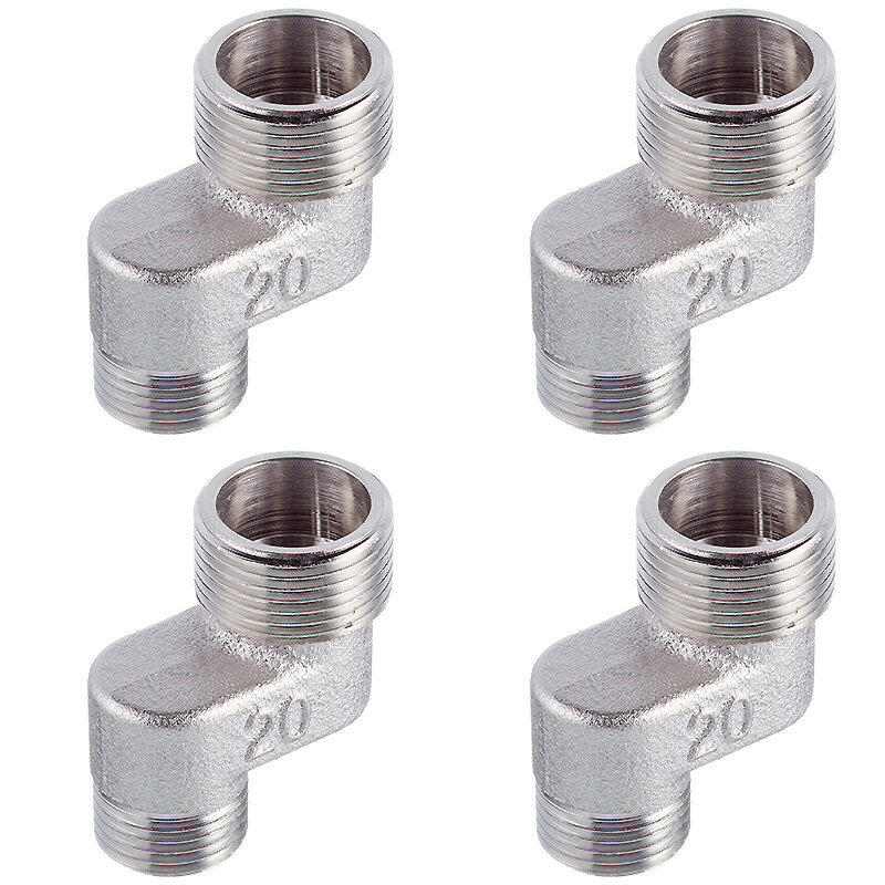 Эксцентрик 3/4 НР(ш) х 1/2 НР(ш) х 20 мм латунный (4 шт.)