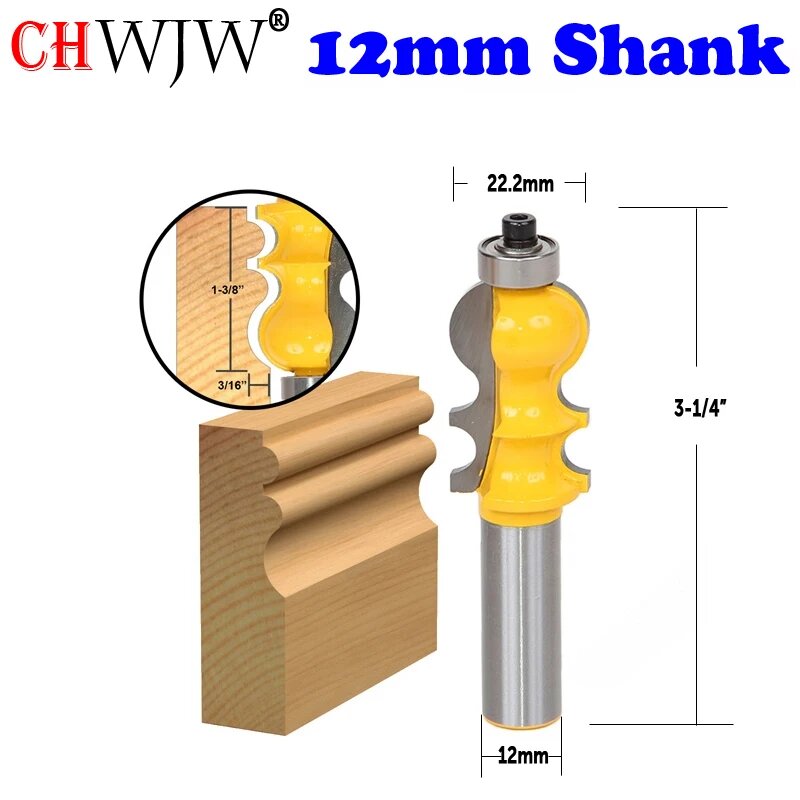 Фреза твердосплавная CHWJW 12 мм для резчика по дереву 16134-12mmShank