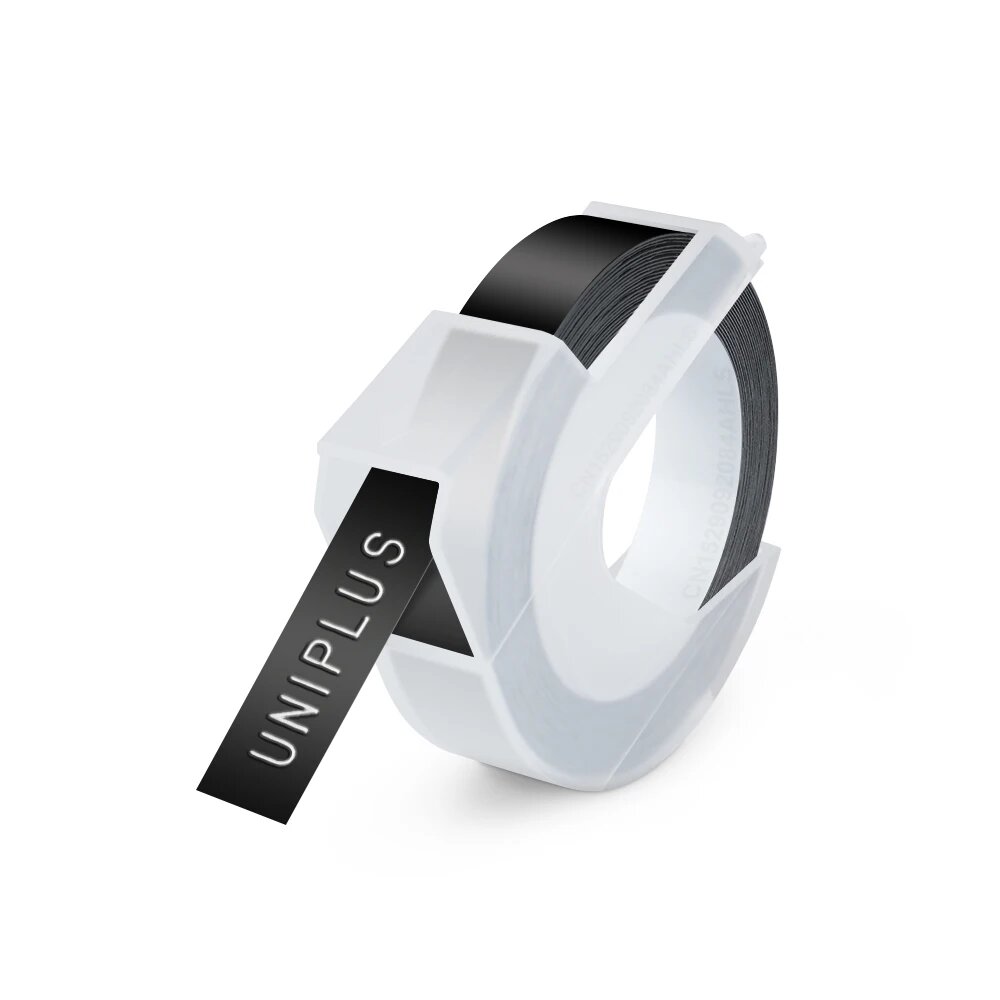 Лента для принтера Dymo 9 мм черного цвета Black