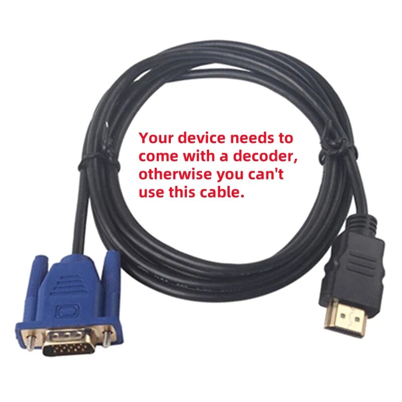 HDMI-VGA кабель 1,8/3 метра 1.8M