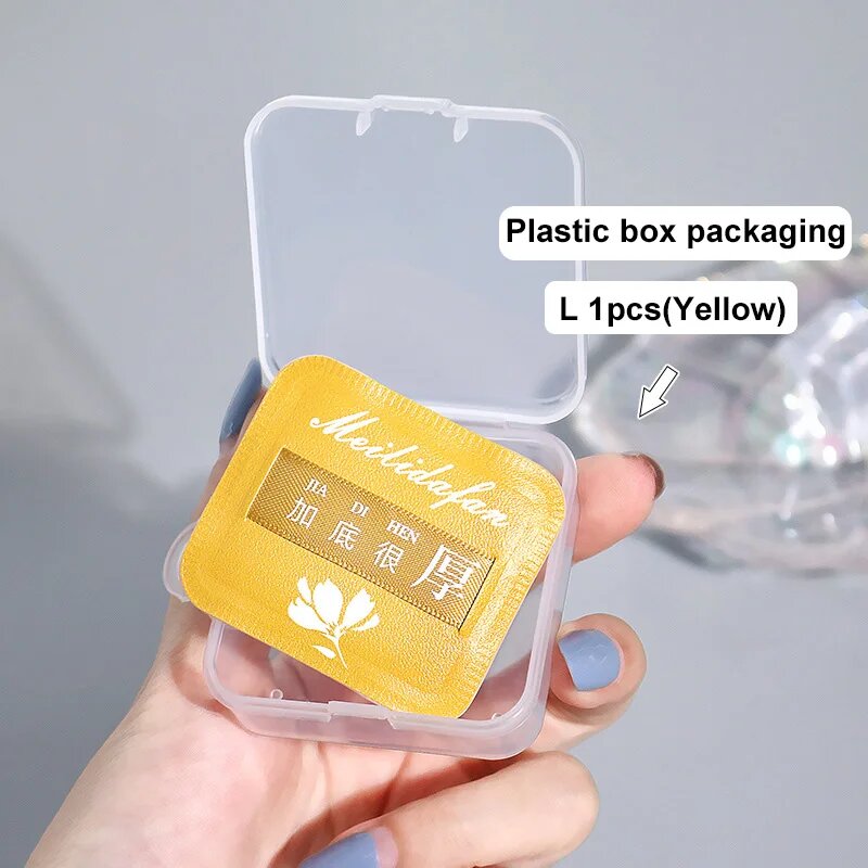 Пуховка для ресниц Meilidafen, L, Yellow, 1pcs