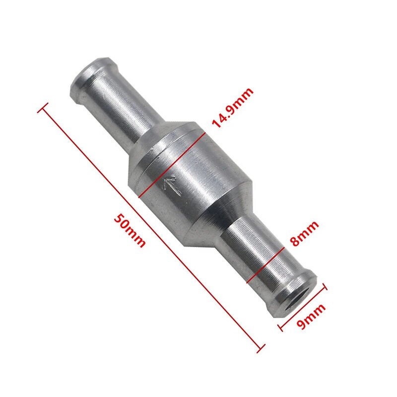 Обратный клапан для топлива, бензин, дизель, автомобильные масляные водяные насосы, 6-12 мм, 8MM