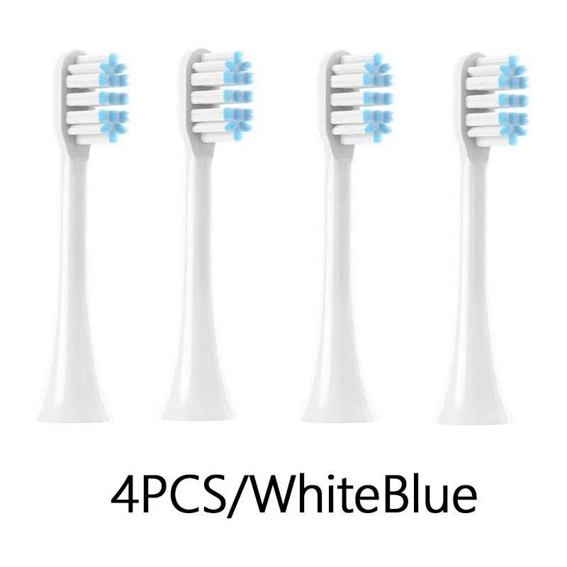 Насадки для зубной щетки SOOCAS X3/X3U/X5, 4 шт, WhiteBlue