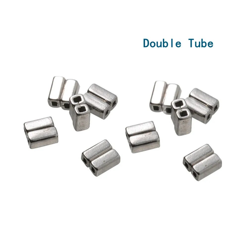 1 упаковка, стоматологическая ортодонтическая лингвальная кнопка, обжимной крючок, Double Tube