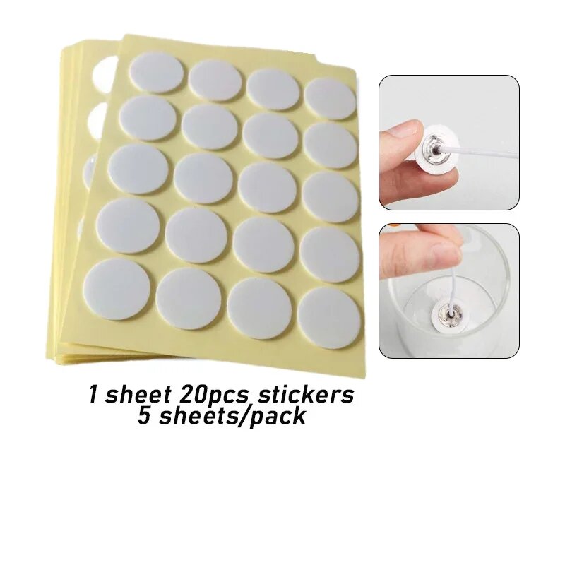 100/200 шт, наклейки на фитиль для свечей, термостойкость, двусторонняя наклейка для изготовления свечей для воска, фиксированные принадлежности для изготовления свечей, инструменты