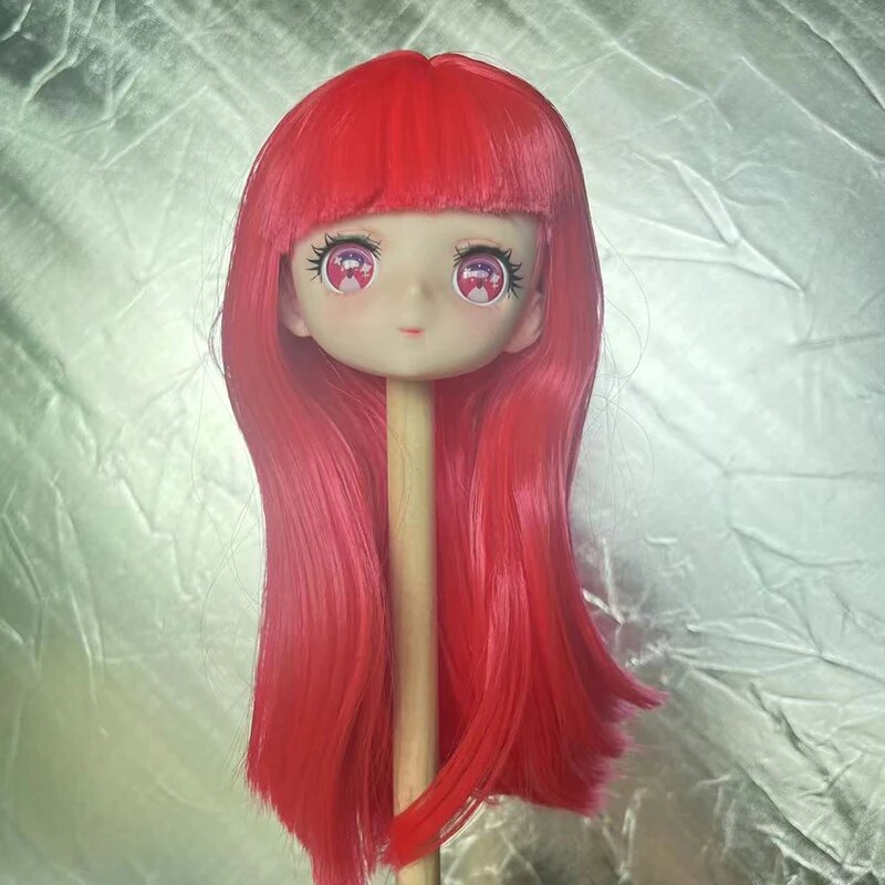 Голова куклы 1/6 BJD, розовый, только голова, цвет 19