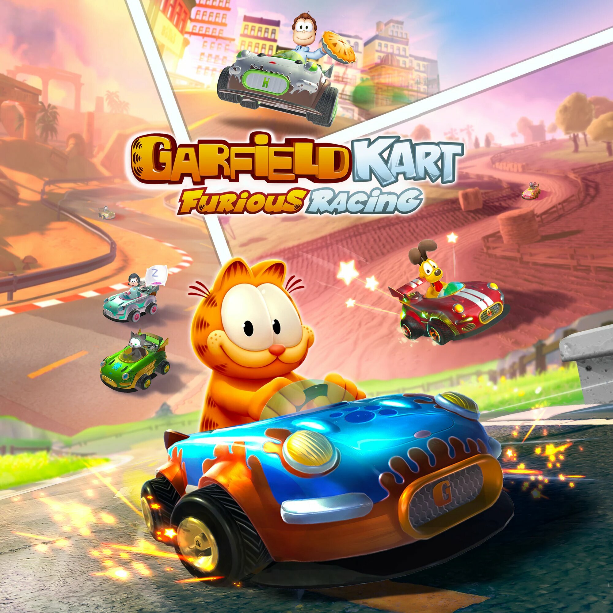 Игра Garfield Kart - Furious Racing, для PlayStation 4, русские субтитры, Украина