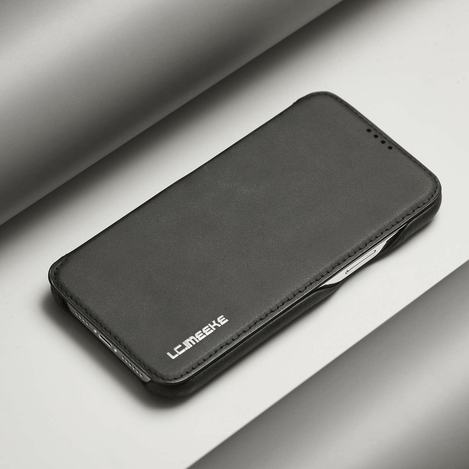 Чехол LCIMEEKE / MyPads для Apple iPhone 14 Pro (Айфон 14 Про), кожаная книжка защитная