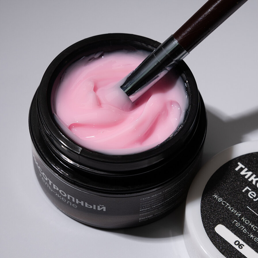 Тиксотропный гель-желе для наращивания TNL Professional №6 - розовое облако, 18 мл