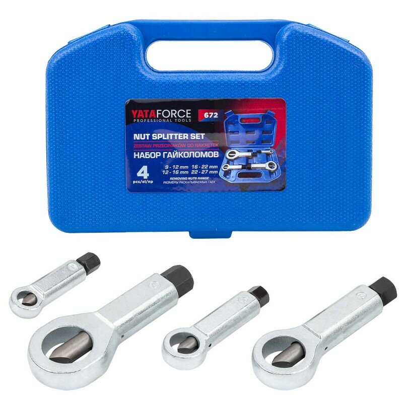Набор гайколомов 4 предмета в кейсе