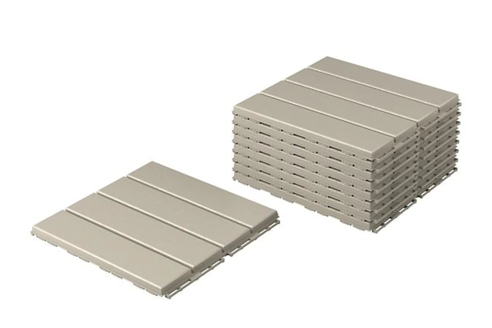 RUNNEN IKEA 904.767.34 Плита напольная садовая 0,81 м² 9 шт. бежевый