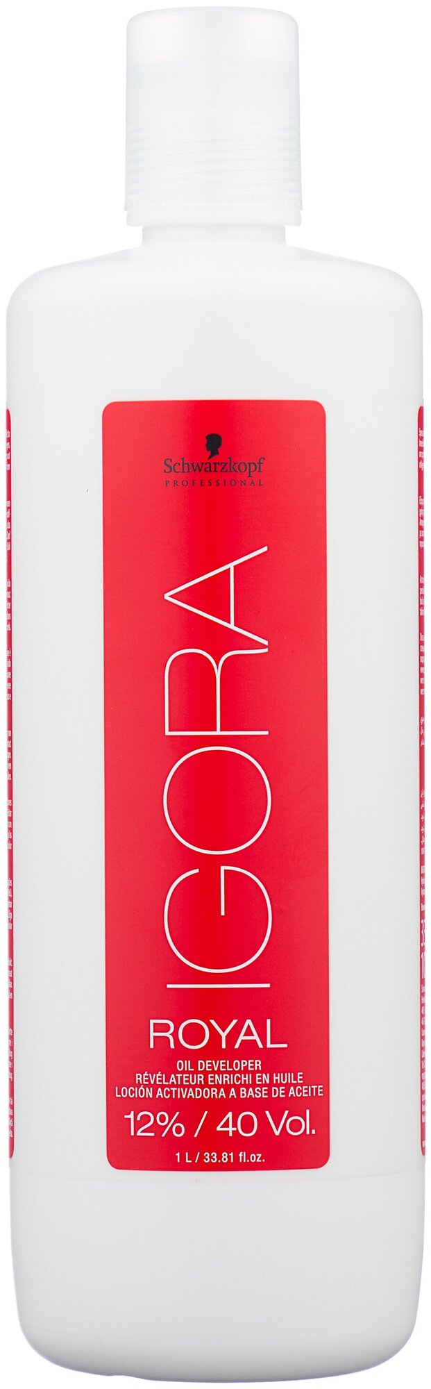 Лосьон-окислитель Schwarzkopf Professional Royal на масляной основе, 12 %, (40vol) 1000 мл