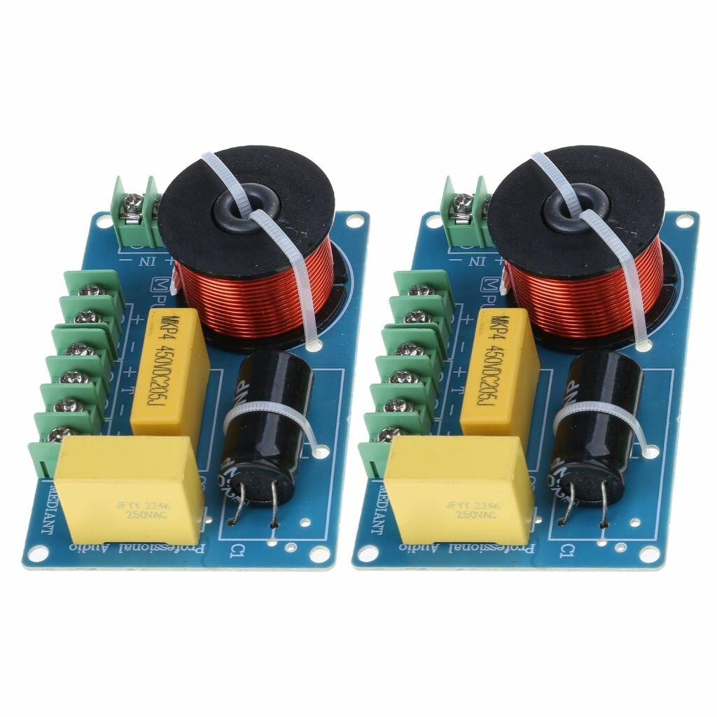 Шт./комплект 3-полосный делитель частоты 200 Вт ВЧ СЧ НЧ кроссовер аудио плата для домашнего кинотеатра 4-8 Ом динамик DIY