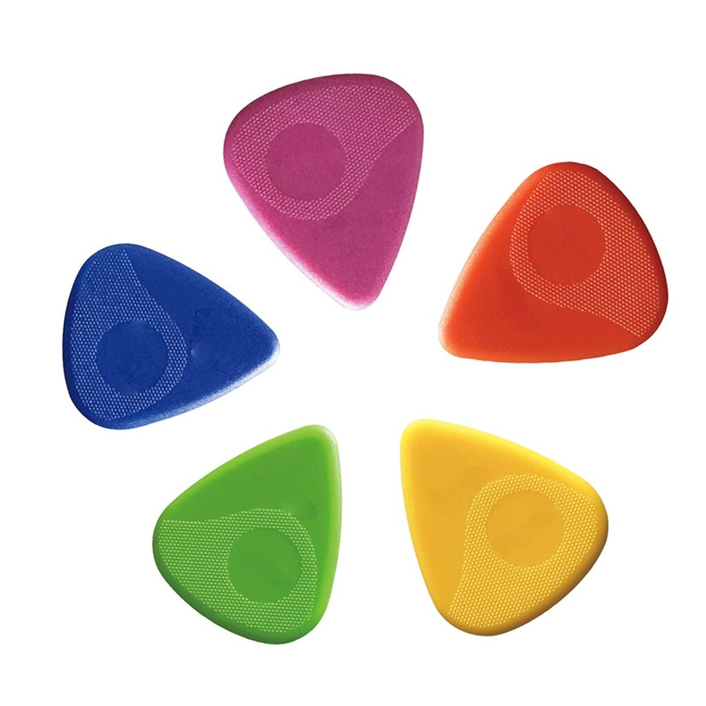 Комбинация нескользящих медиаторов для укулеле-гитары-1.5+1.25+1.0+0.88+0.73 мм