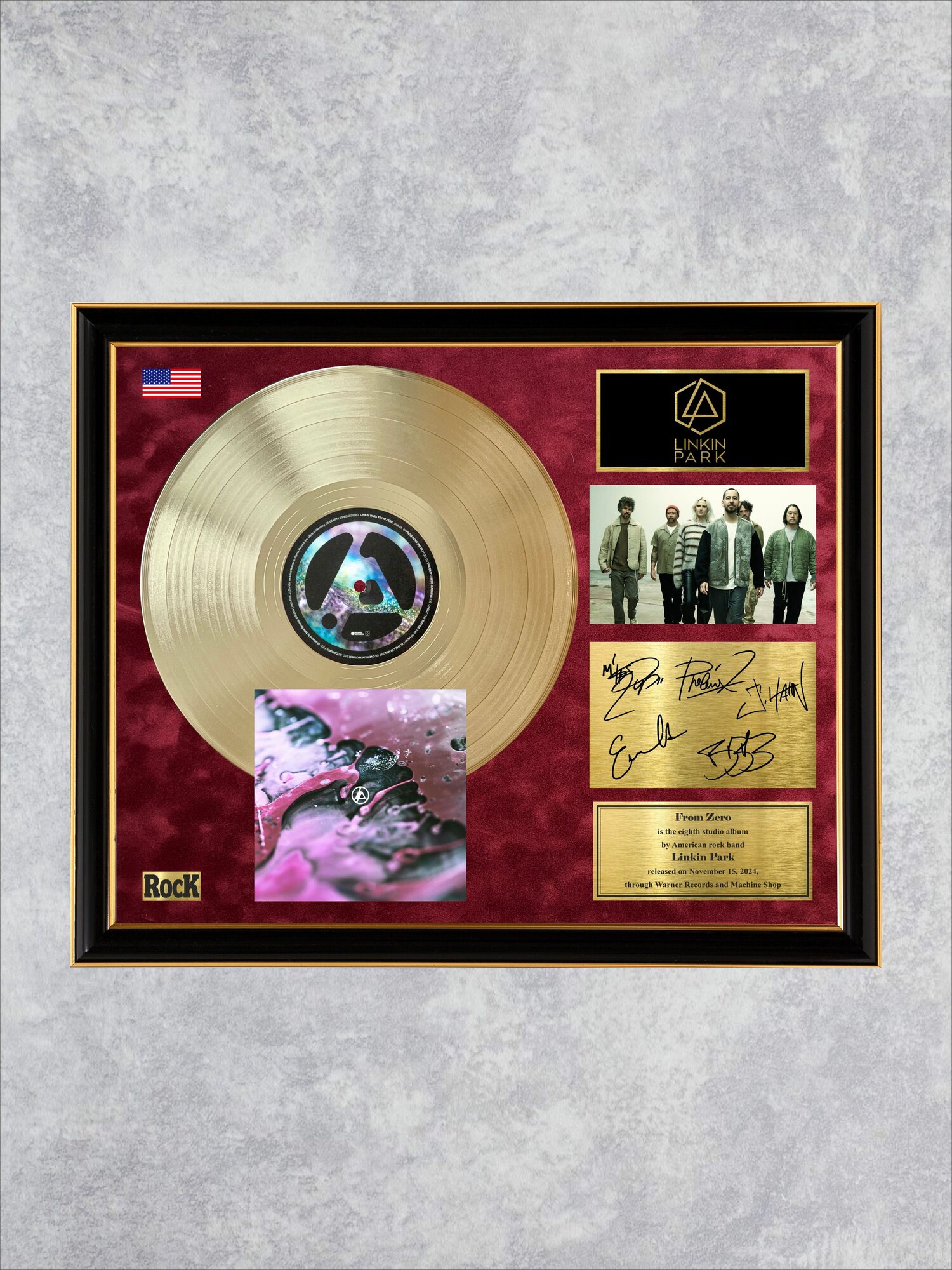 Linkin Park Золотая виниловая пластинка