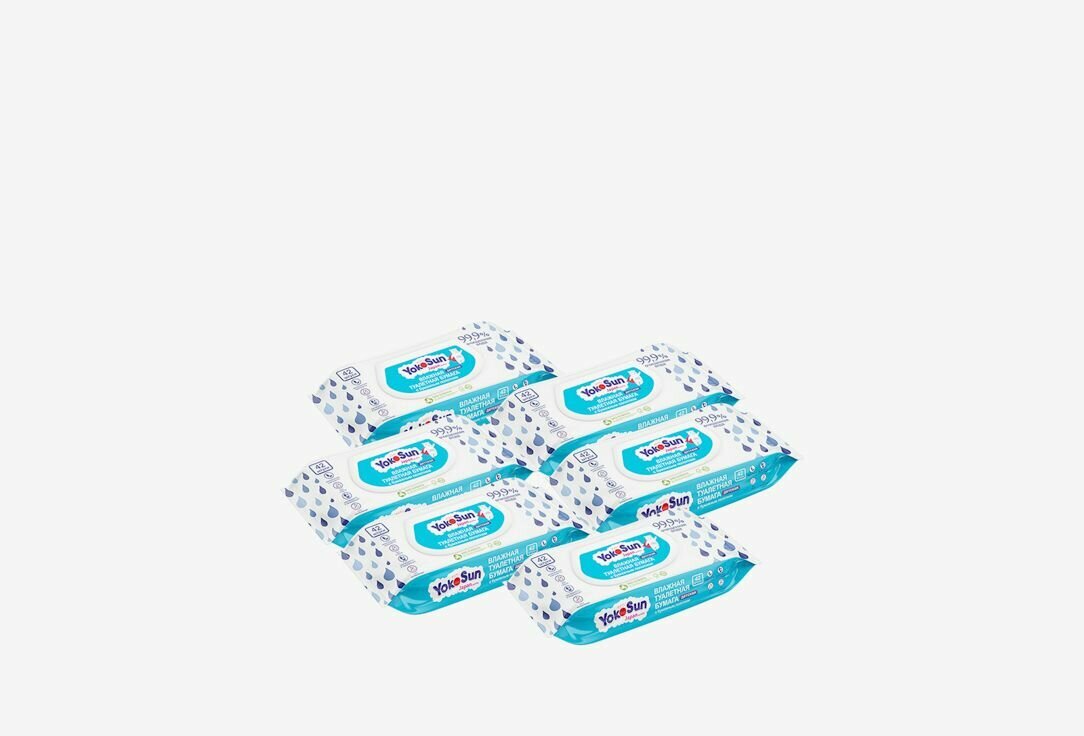 Детская влажная туалетная бумага YOKOSUN Megabox