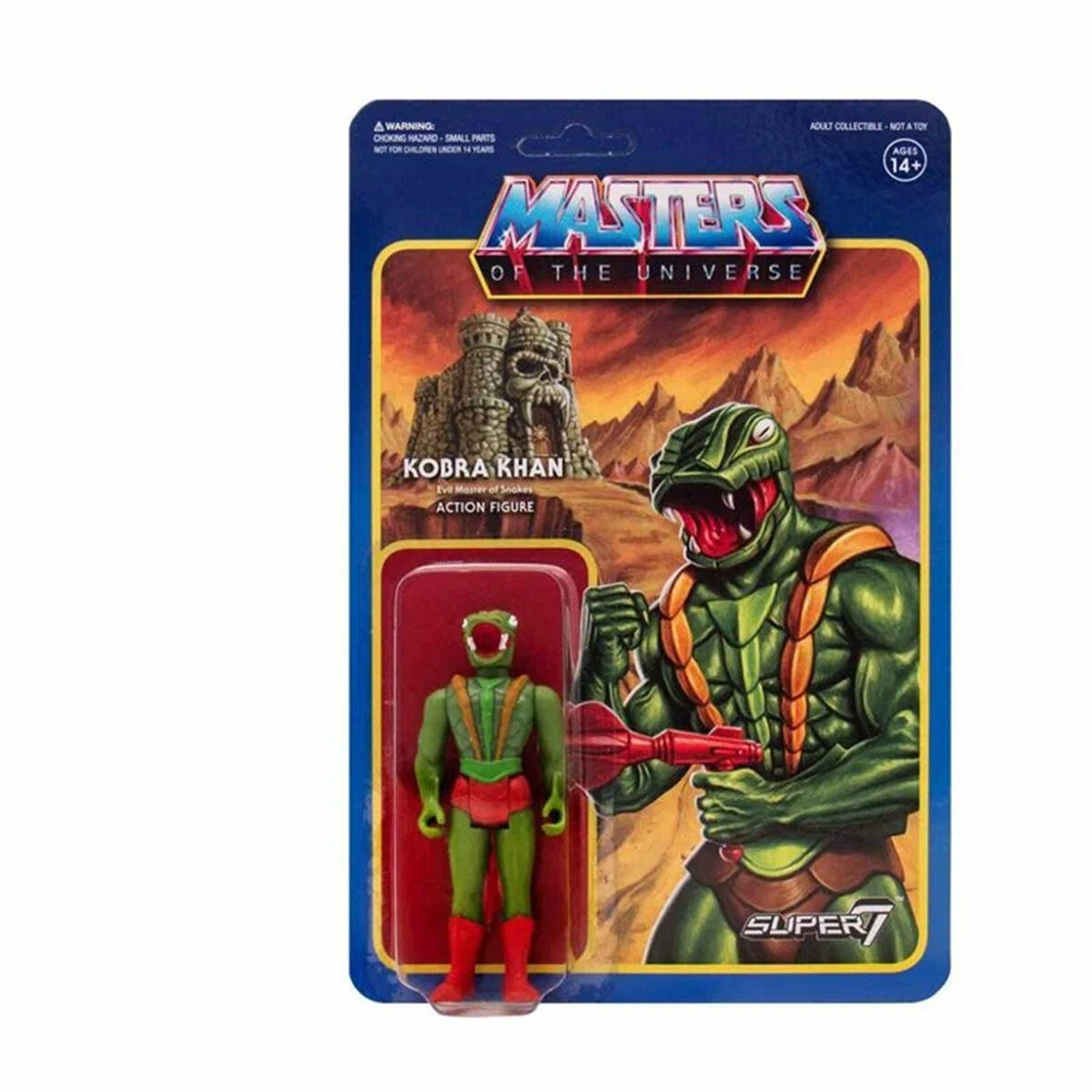 Super7 Masters of The Universe Kobra Khan / Нежная и интересная коллекционная детские игрушки фигурка
