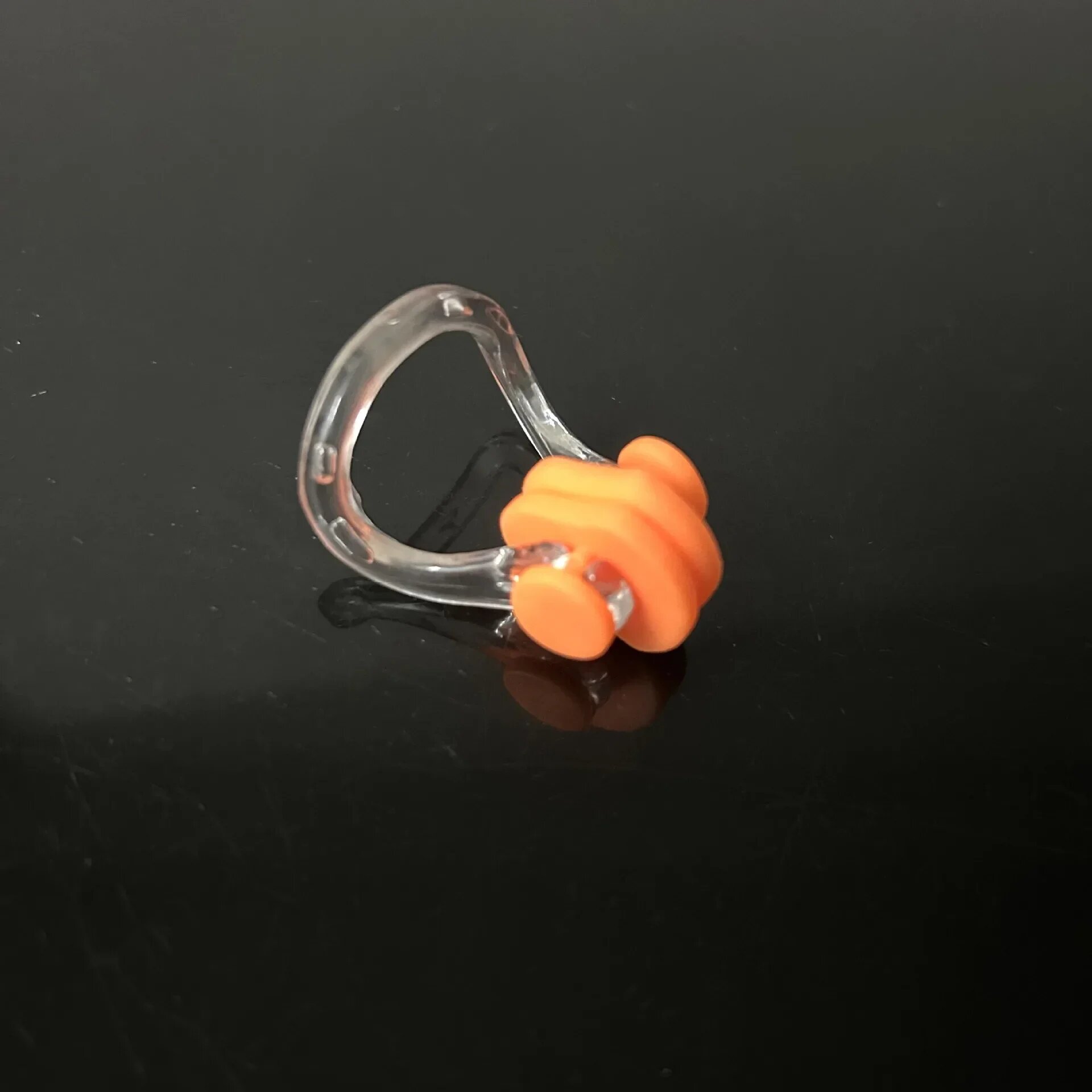 Силиконовые зажимы для носа Swimming Nose Clips Оранжевый, Orange
