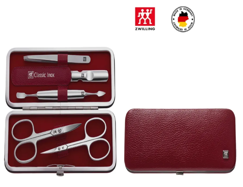 Маникюрный набор Zwilling Classic Inox Rahmenetui 5 предметов чехол кожа 97457-035-0