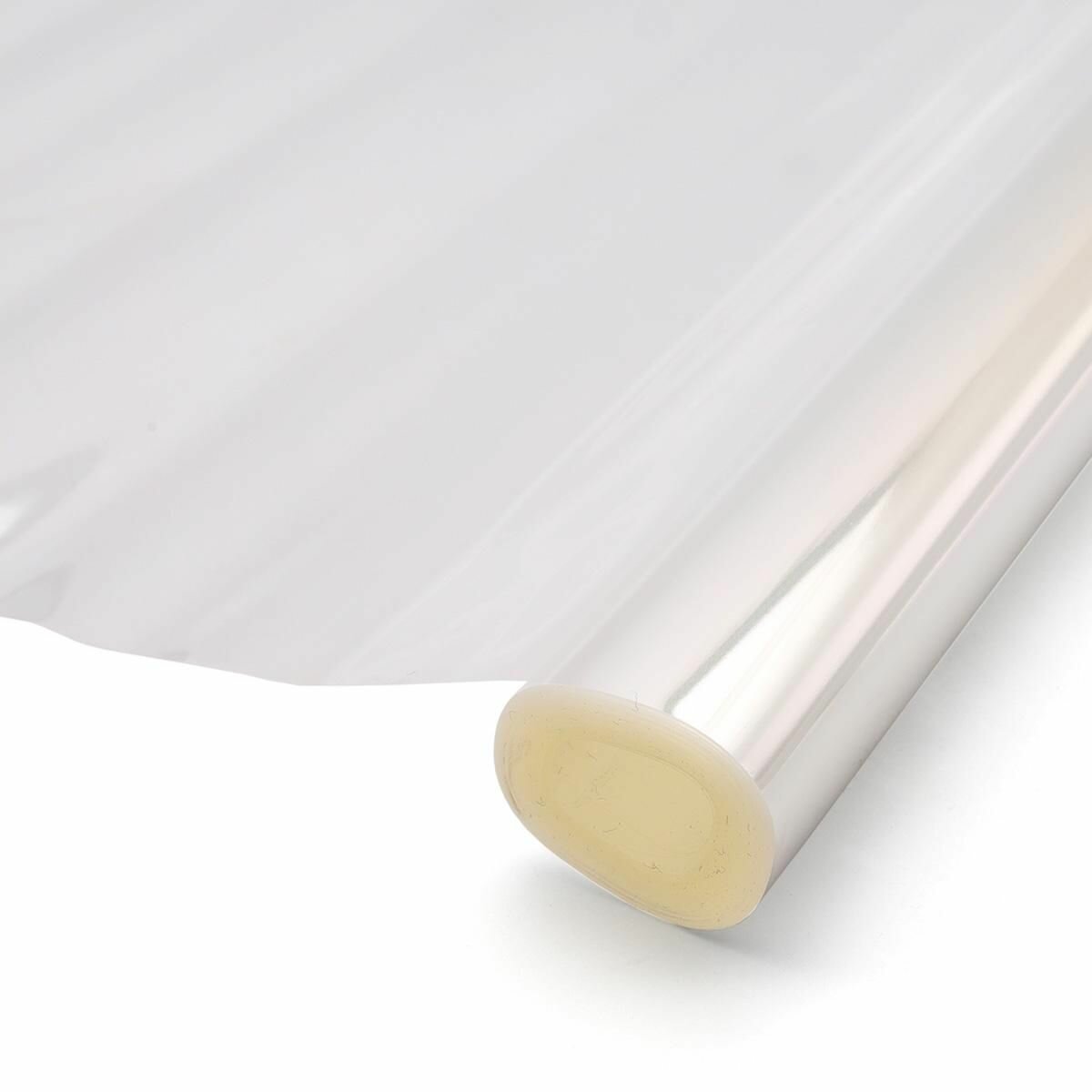 Пленка упаковочная айрис прозрачная 40 мкм, 70 см х 200 гр, 8 м, 1 шт (ПП0010)